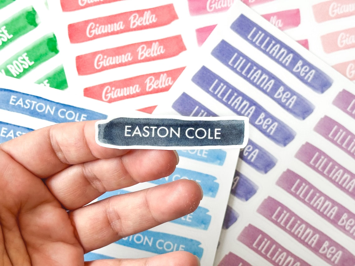 Daycare Labels | Dishwasher Safe Labels | Waterproof Labels | Name ...