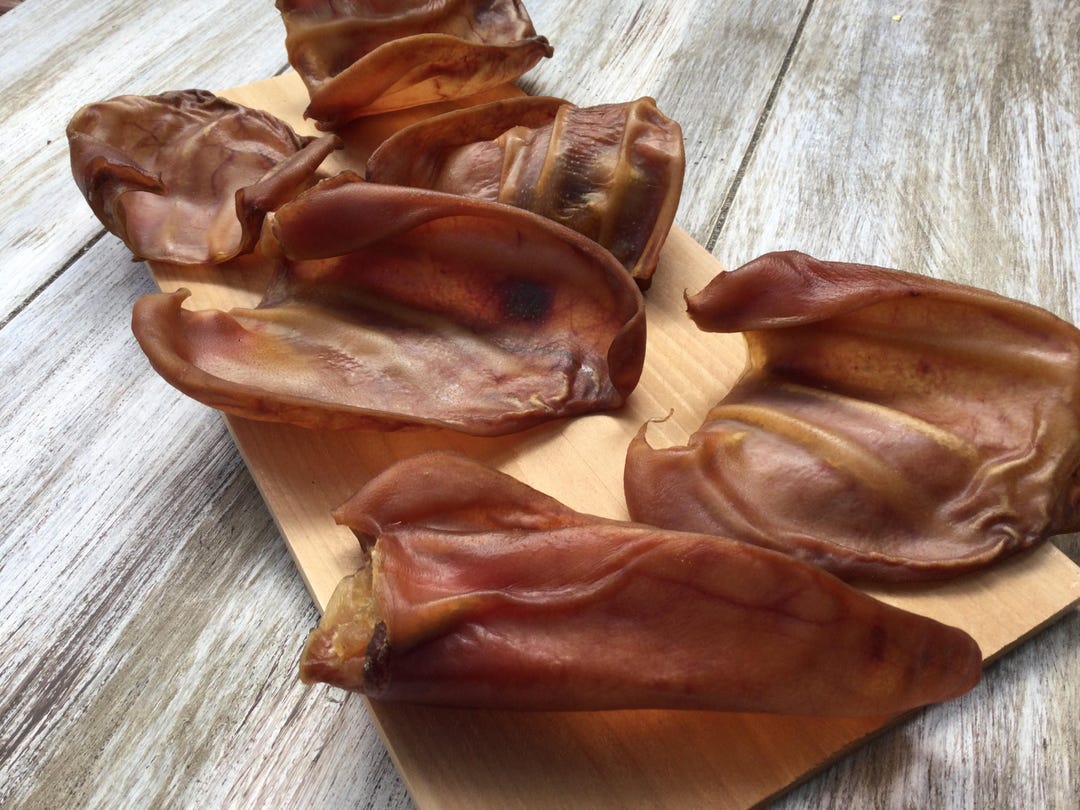 Pigs Ears, Dog Cat Treat, Dehydrated Pork Ear, Great for Dog Training ...