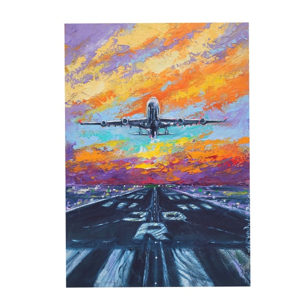 Airplane Painting - Etsy