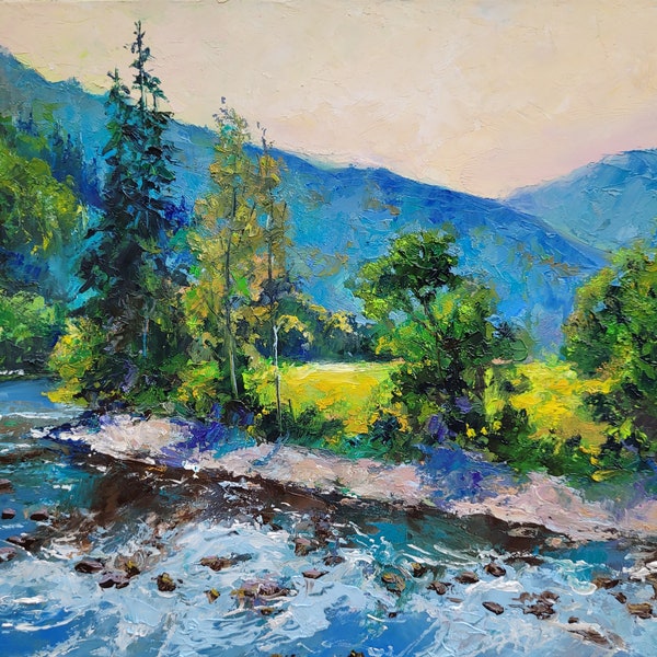 Paintings Landscape Original - Etsy
