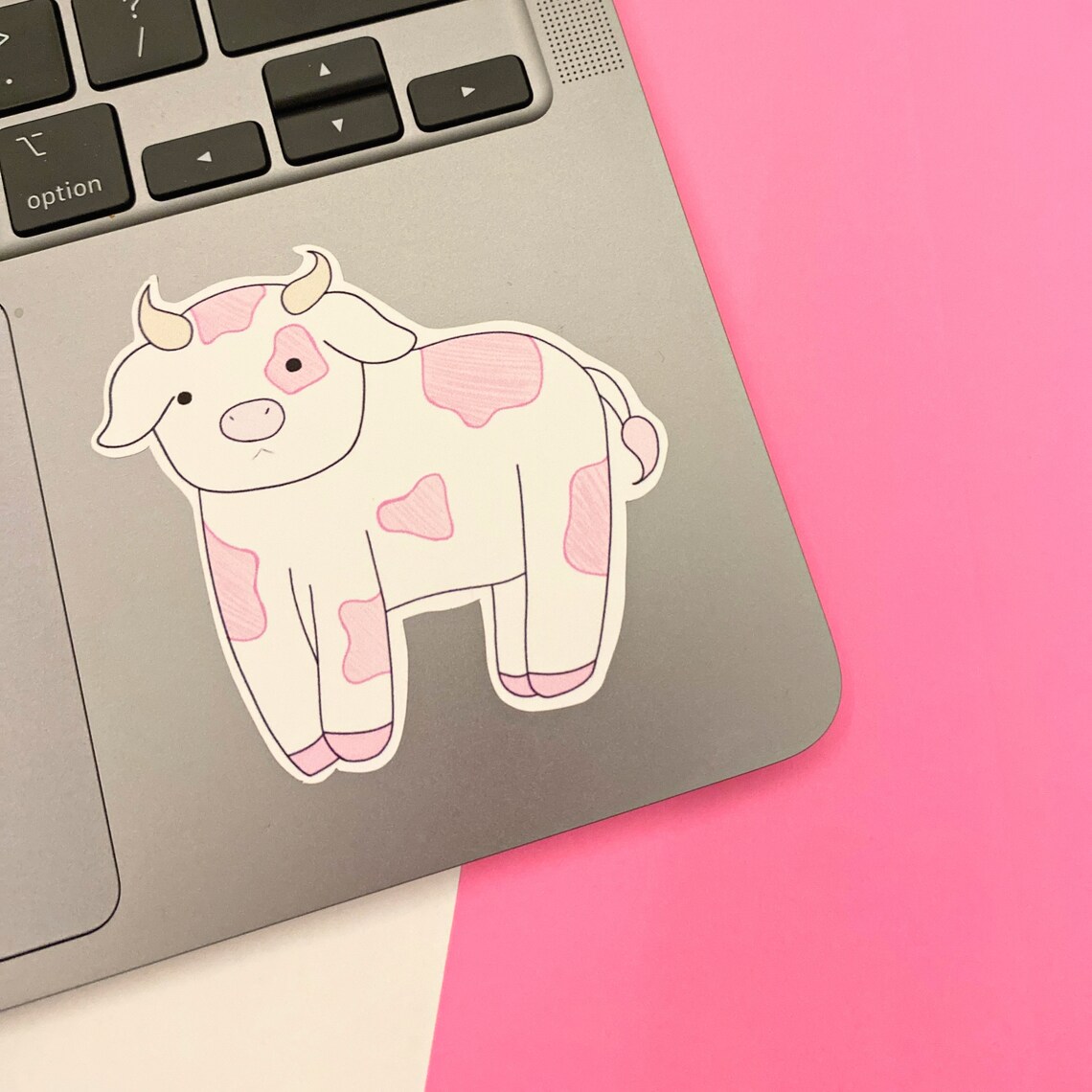 Strawberry Cow Sticker Strawberry Shortcake & Milk Sticker - Etsy