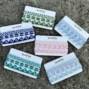 GREEK WAVE BRACELET. (18 Colour Options Available) Friendship Bracelets ...