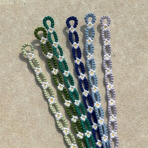 DAISY CHAIN BRACELETS (18 Colour Options Available) Friendship ...