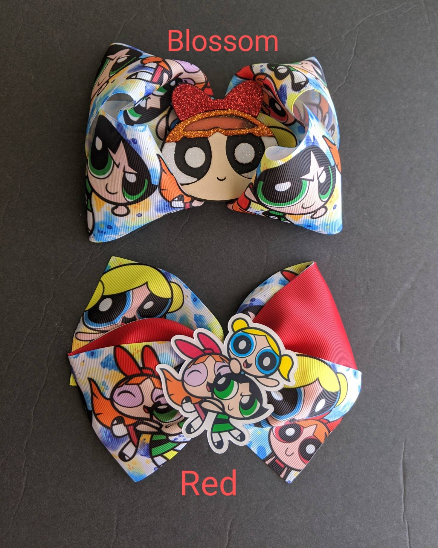 90s Cartoon Hair Bows / Powerpuff Girls Bows / Ninja Turtles - Etsy