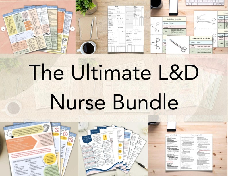 Ultimate Labor and Delivery Nurse Bundle PRINTABLE PDF Study - Etsy