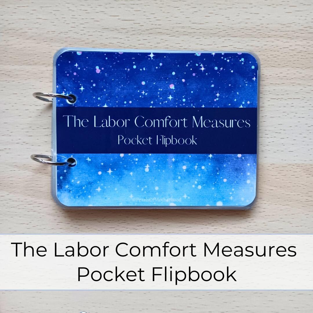 The Labor Comfort Measures Pocket Flipbook | Childbirth Education ...