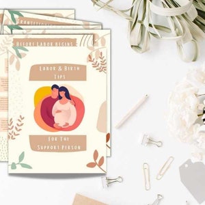 62 Birth Partner Support Tips Printable PDF | Birth Education ...