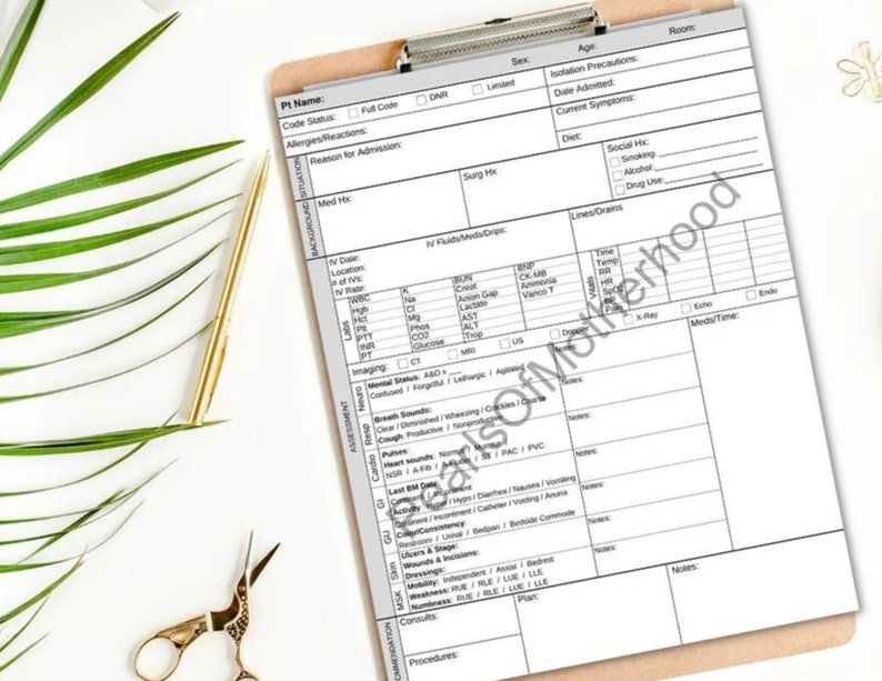 4 Nurse Report Sheets Bundle Printable PDF Labor and Delivery, Mother ...