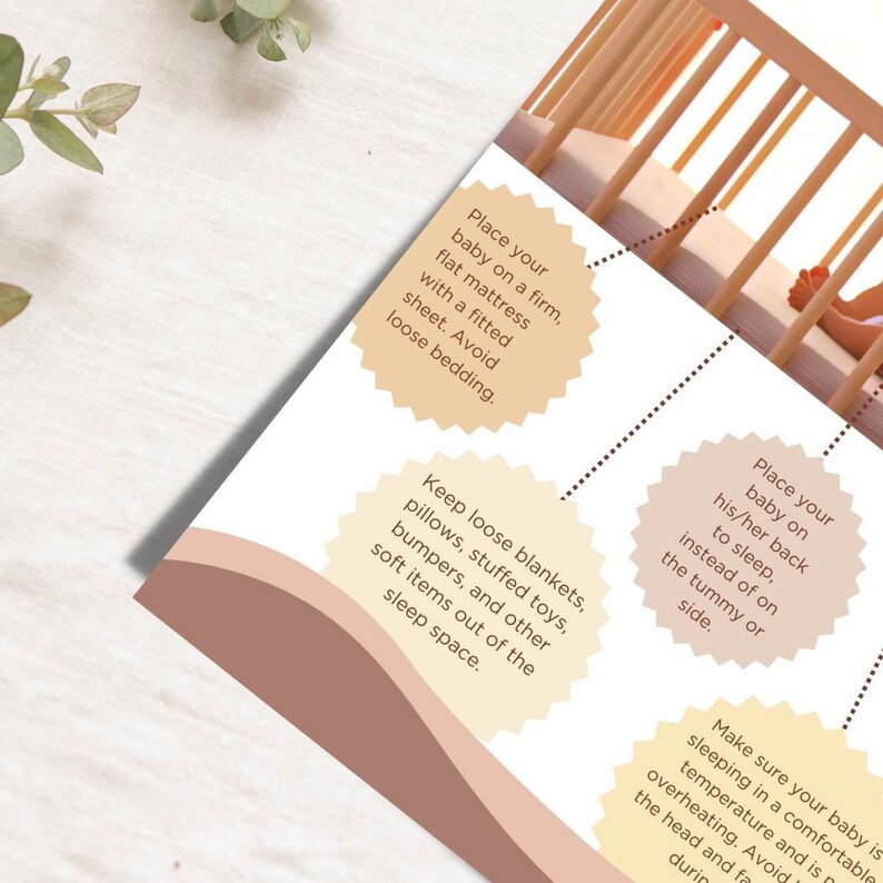Newborn Safe Sleep and SIDS Education Handout Printable PDF - Etsy