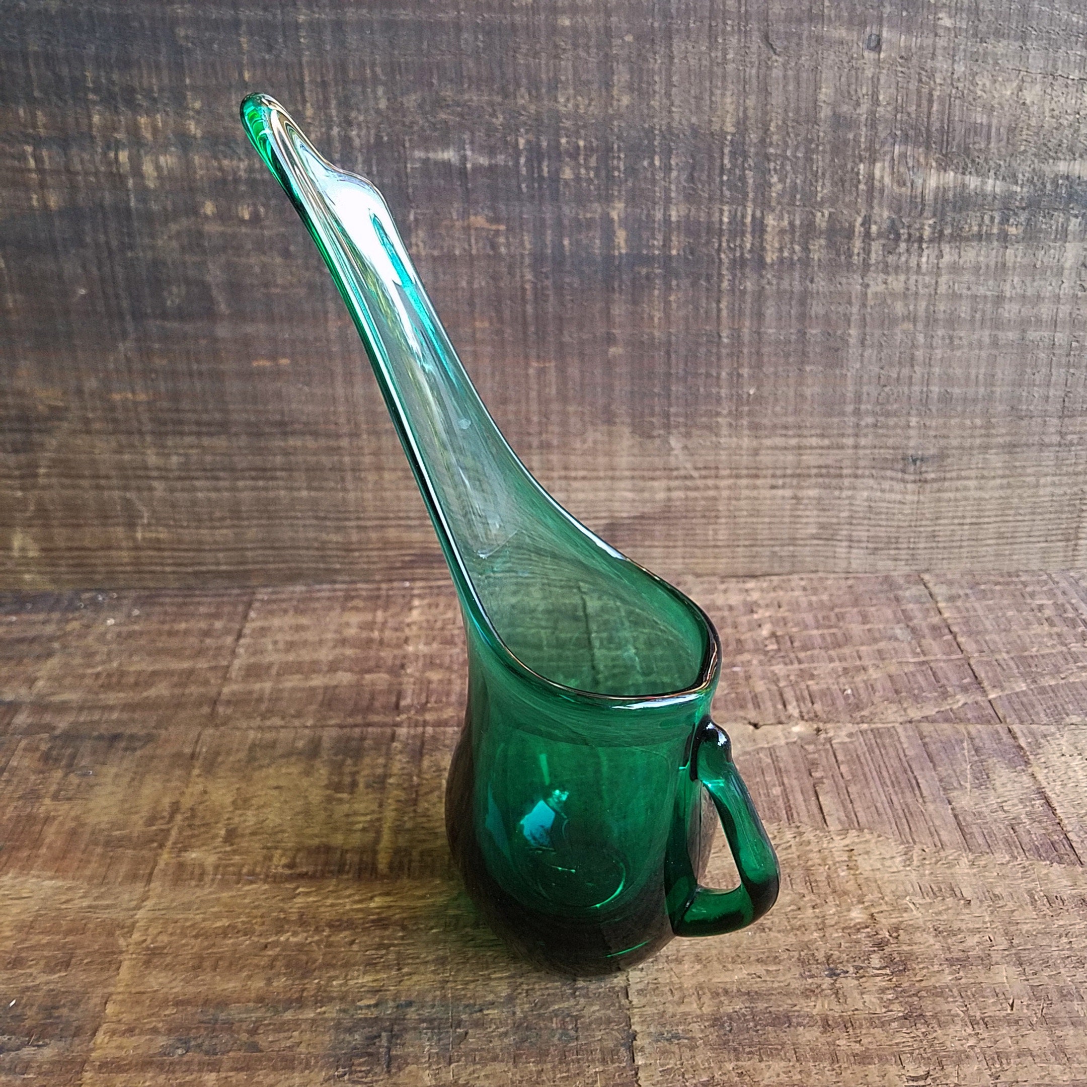 Vintage Hand Blown Swung Glass Mini Pitcher With Long Spout - Etsy Sweden