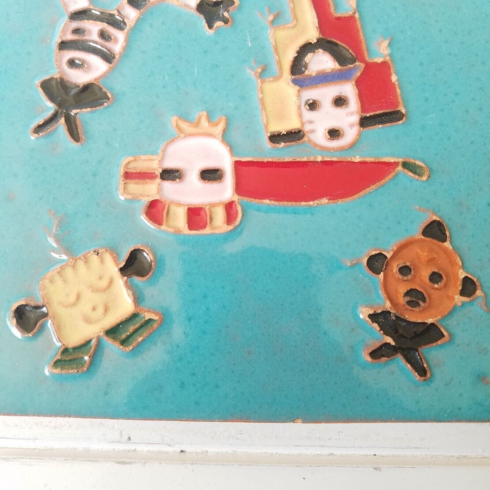 Gila Mckusick DHC Desert House Crafts Tile With Kachina Heads ...