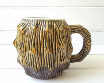 Tree Bark Mug - Etsy