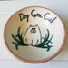 Moonfire Pottery Dog Bowl Trinket Fruit Bowl Dish by Clare & - Etsy