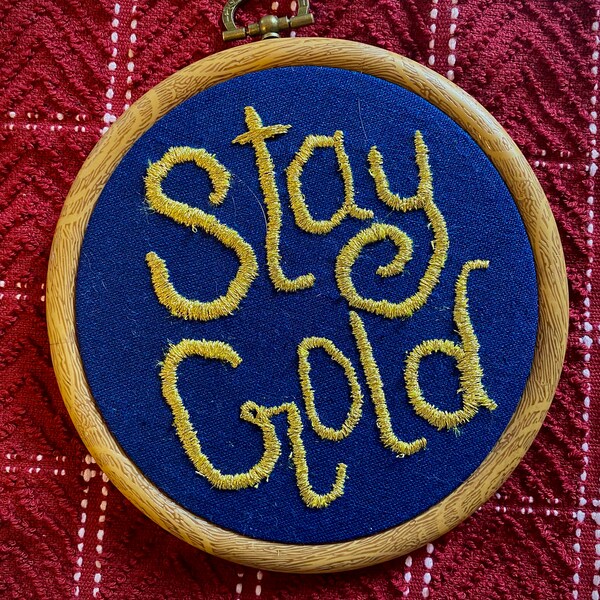 Stay Gold - Etsy