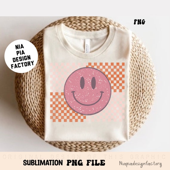 Smiley Face Pngcheckered Pnghappy Face Pngemoji Smiley Face - Etsy