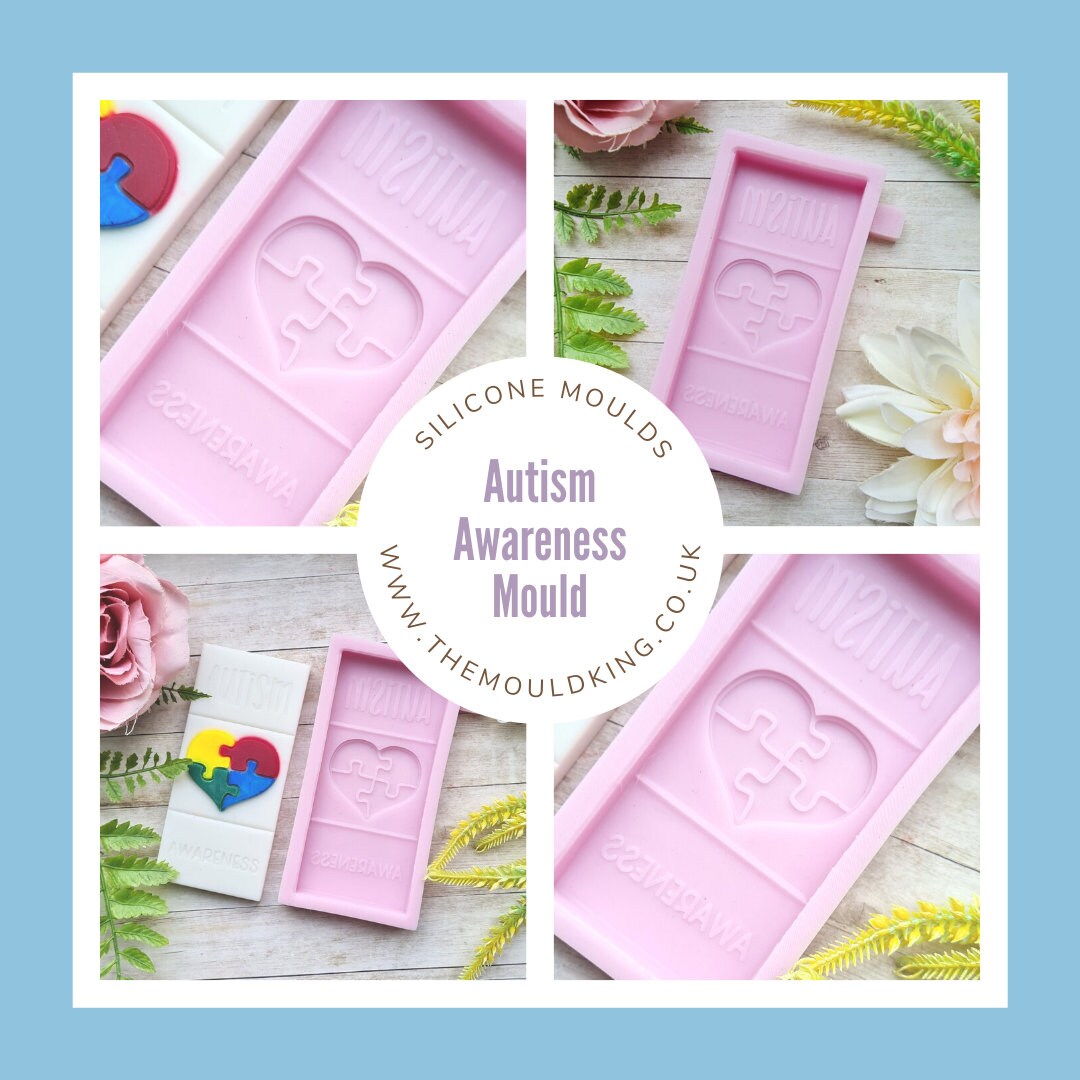 Autism Awareness Autistic Wax Melt Silicone Mould Melts Mold - Etsy