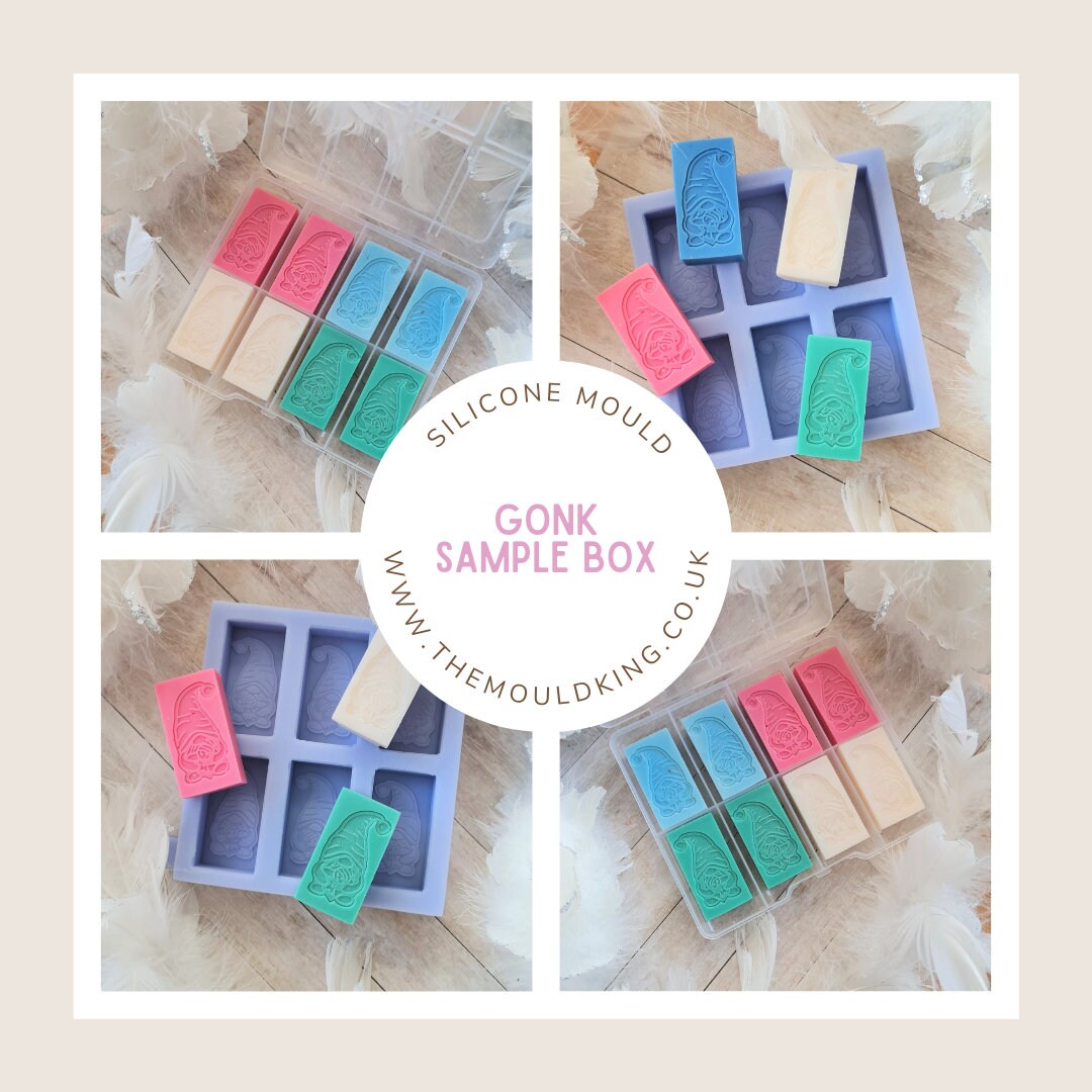 Christmas Gingerbread Gonk Wax Melt Home Bargains Sample Box Mould HB ...