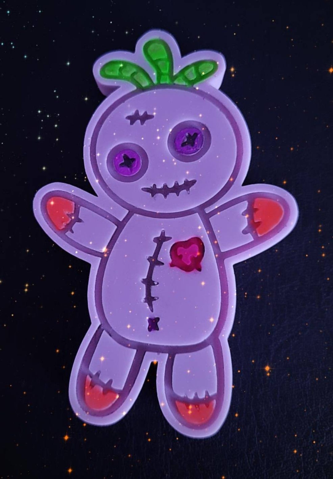 Halloween Voodoo Doll Wax Melt Silicone Mould Mold Melts Witch Pagan ...