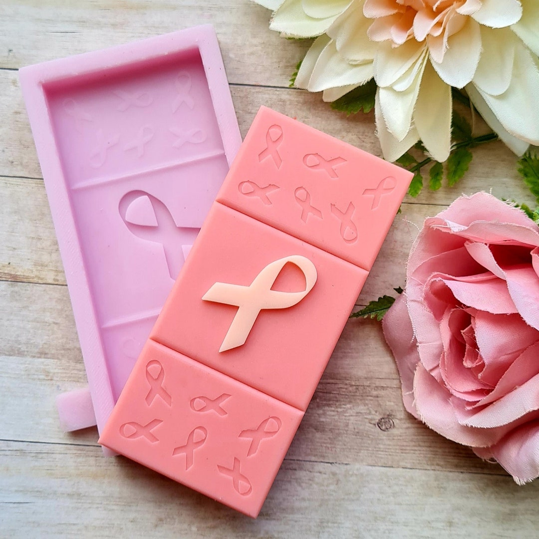 Breast Cancer Awareness Autistic Wax Melt Silicone Mould Melts Mold - Etsy