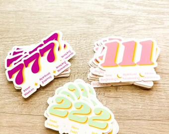 Angel Number Bumper Stickers - Etsy