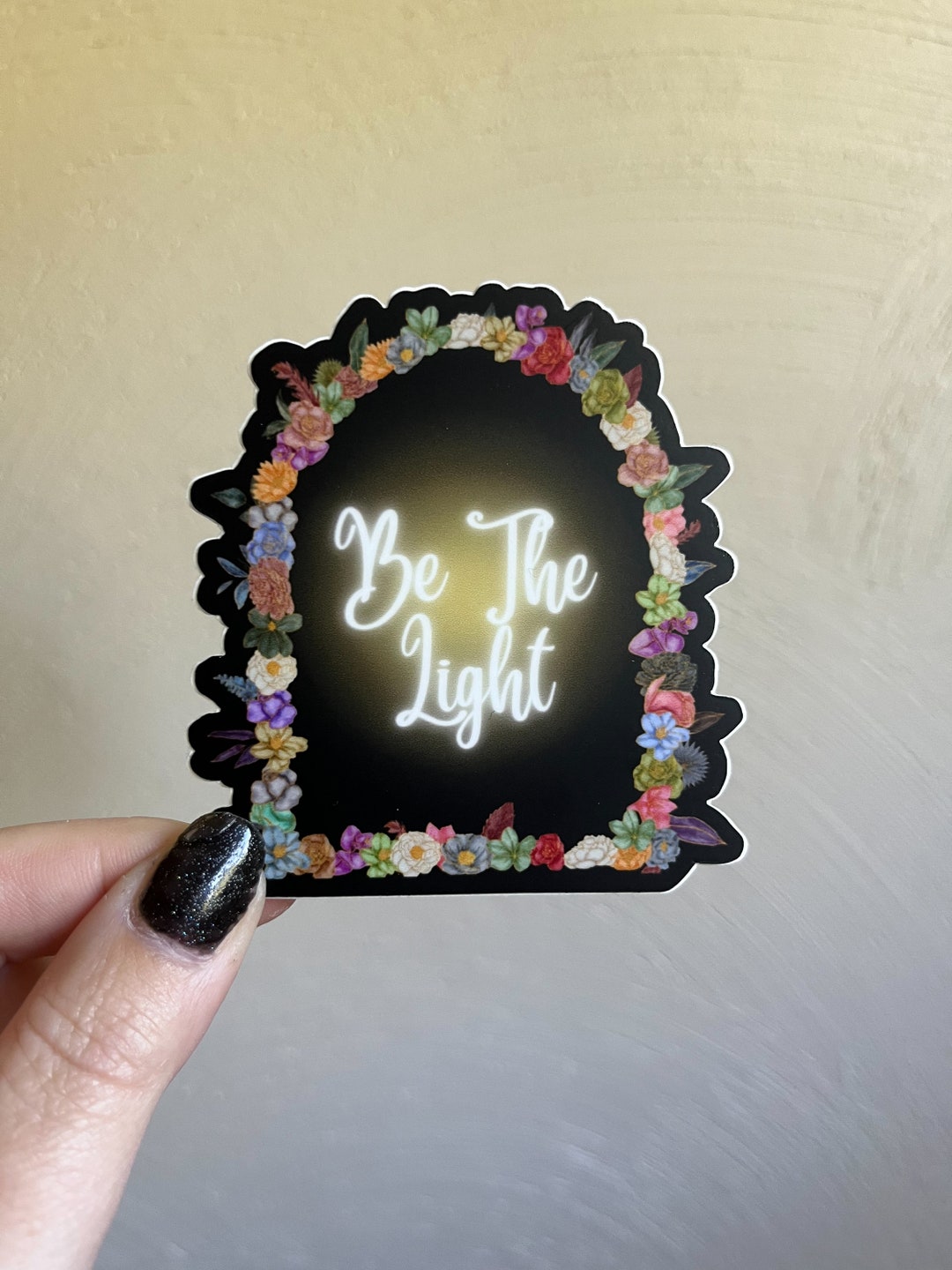 Be the Light Sticker - Etsy