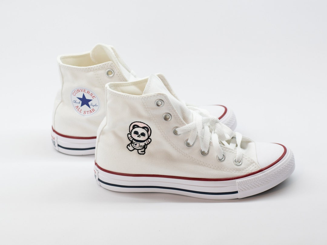 Panda Embroidered Converse Chuck Taylor - Panda - Etsy
