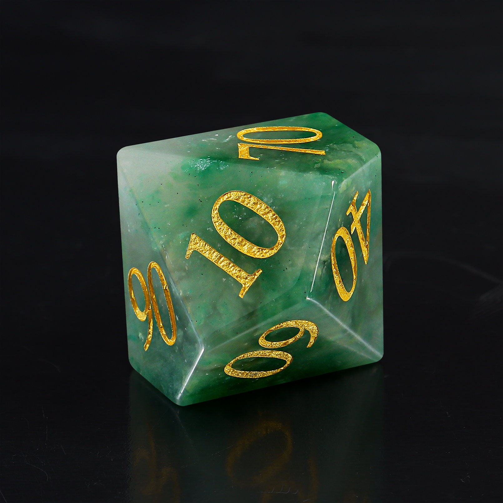 Natural African Jade Dnd Dice Set| Gemstone D20 Dice Set| Dungeons and ...
