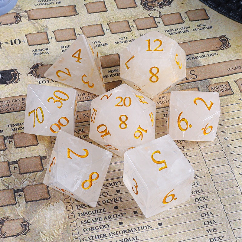 Crystal Dice - Etsy