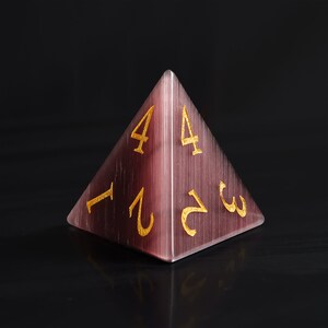 Full Set Amaranth D&D Dice Set| Cat's Eye Stone Dice Set |gemstone D20 ...
