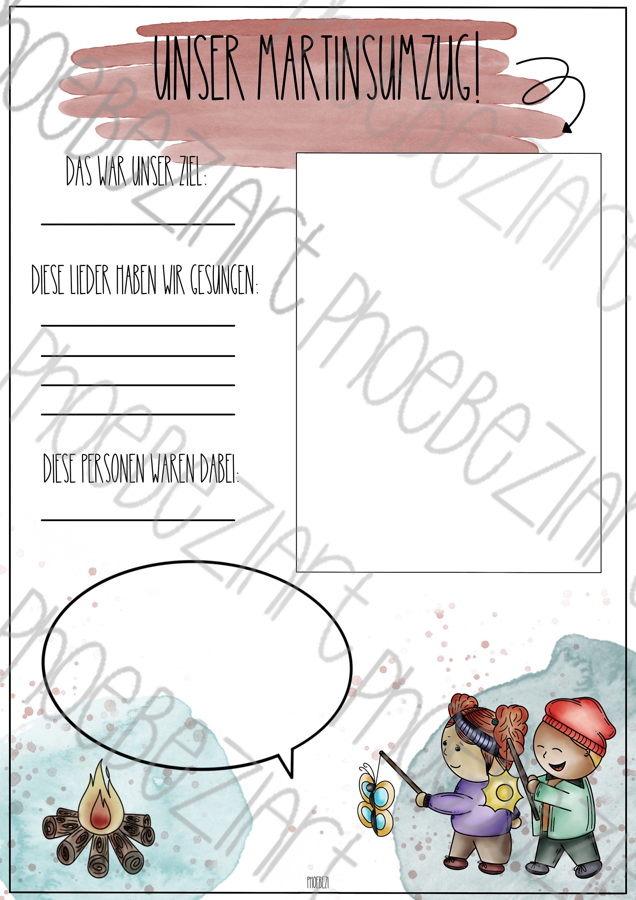 36 Portfolio Vorlagen zu Sankt Martin für Kita, Krippe ...