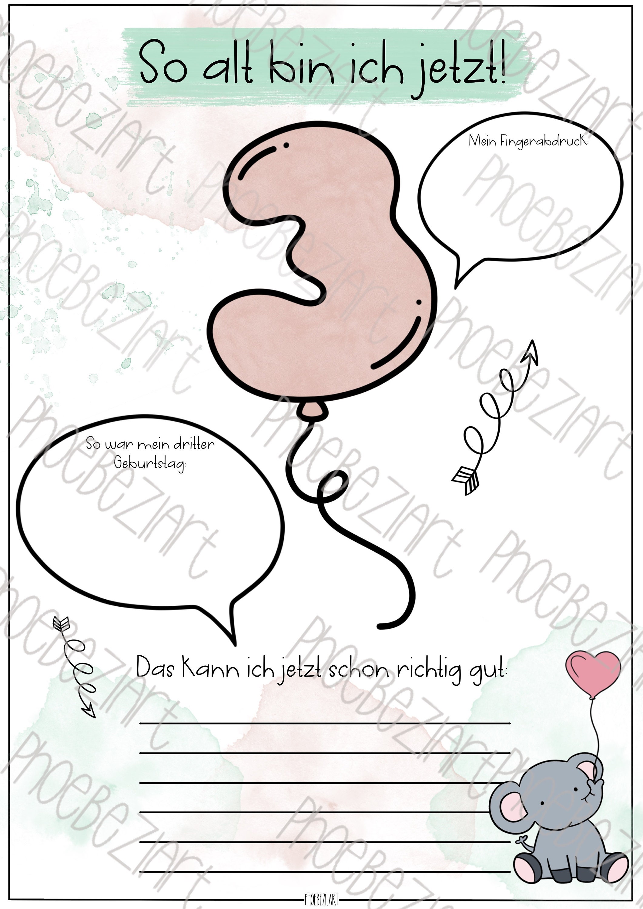 35 Portfolio Vorlagen zum Geburtstag! - Etsy.de