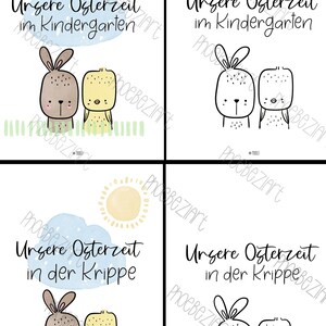 40 Portfolio Templates for Easter for Daycare and Crèche! - Etsy