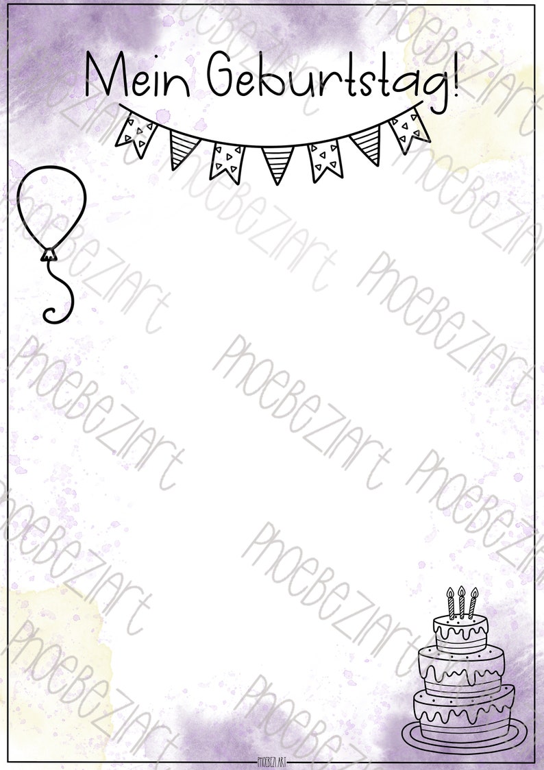 35 Portfolio Vorlagen zum Geburtstag! - Etsy.de