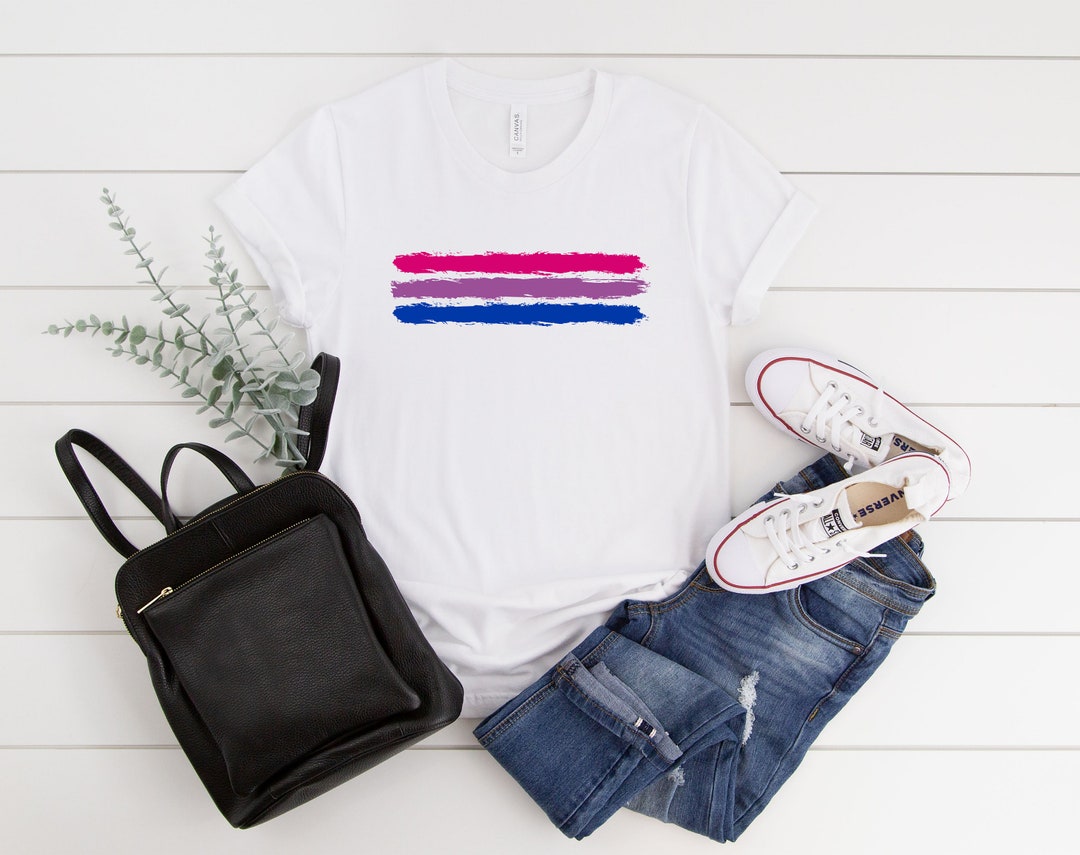 Bi Pride T-Shirt | Bi Flagge Tee | Bisexuelle Flagge | Subtile ...