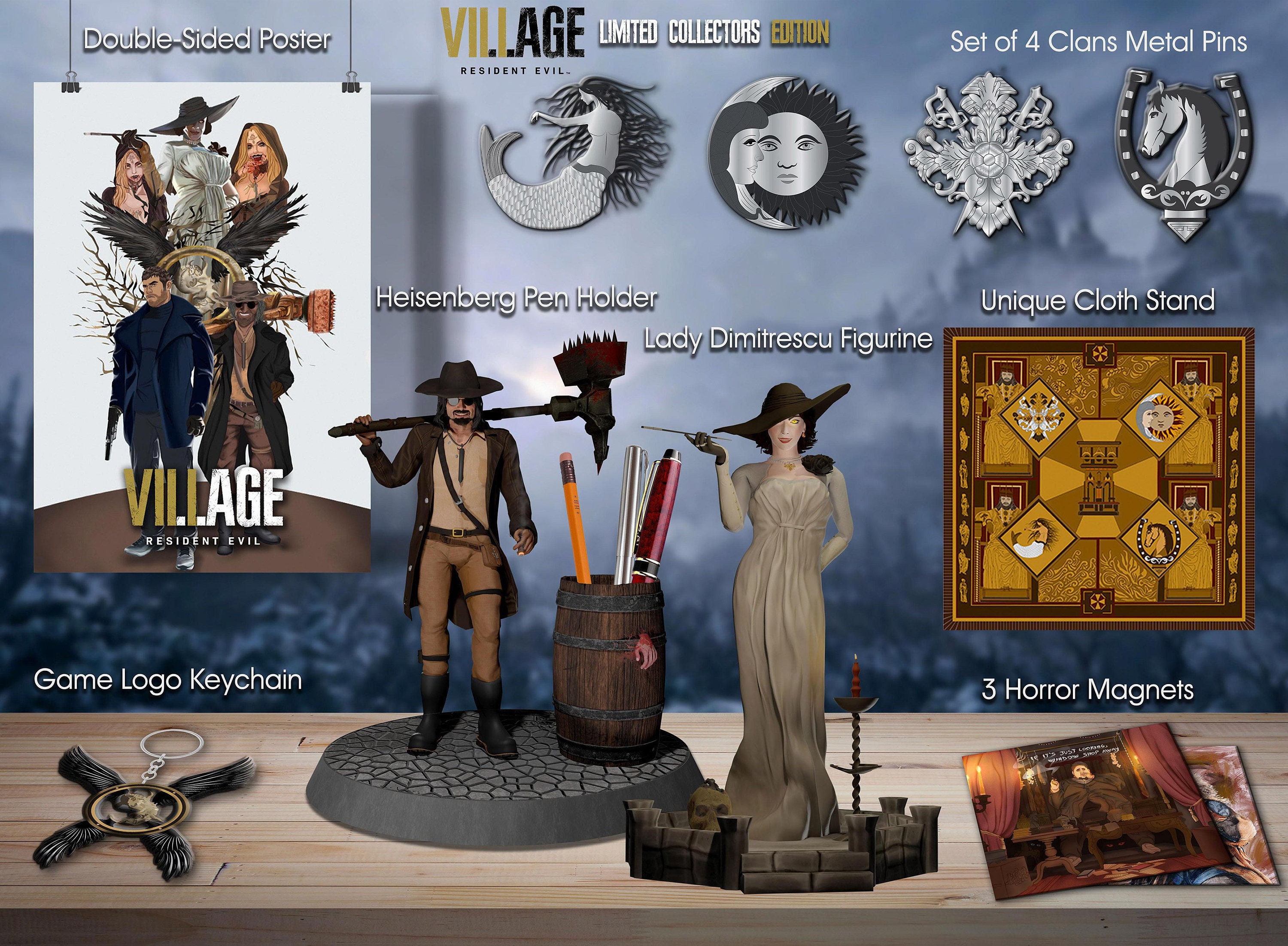 Resident Evil 8 Village Complete Collectors Edition Dimitrescu | Etsy