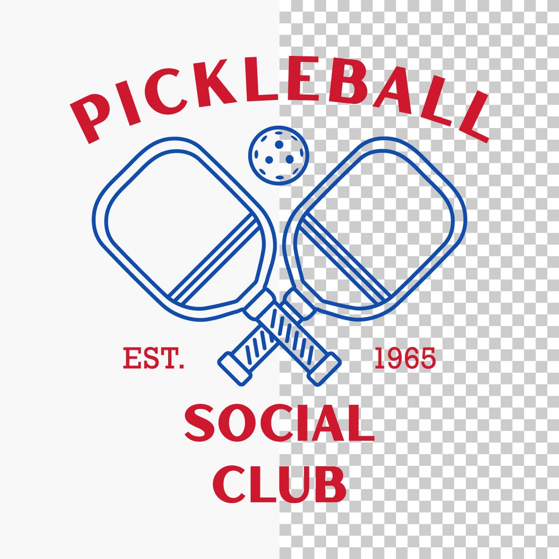 Pickleball Social Club, Pickle Ball, Pickleball, Print on Demand ...