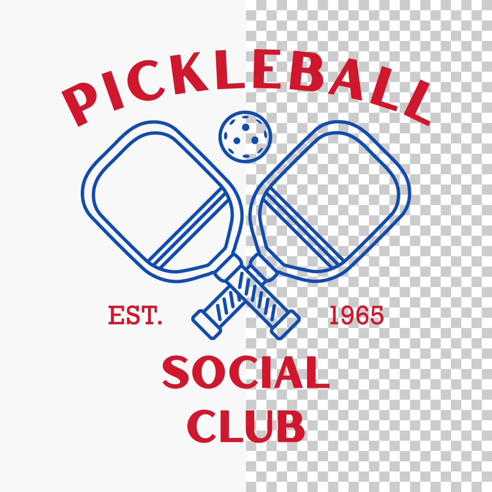 Pickleball Social Club, Pickle Ball, Pickleball, Print on Demand ...