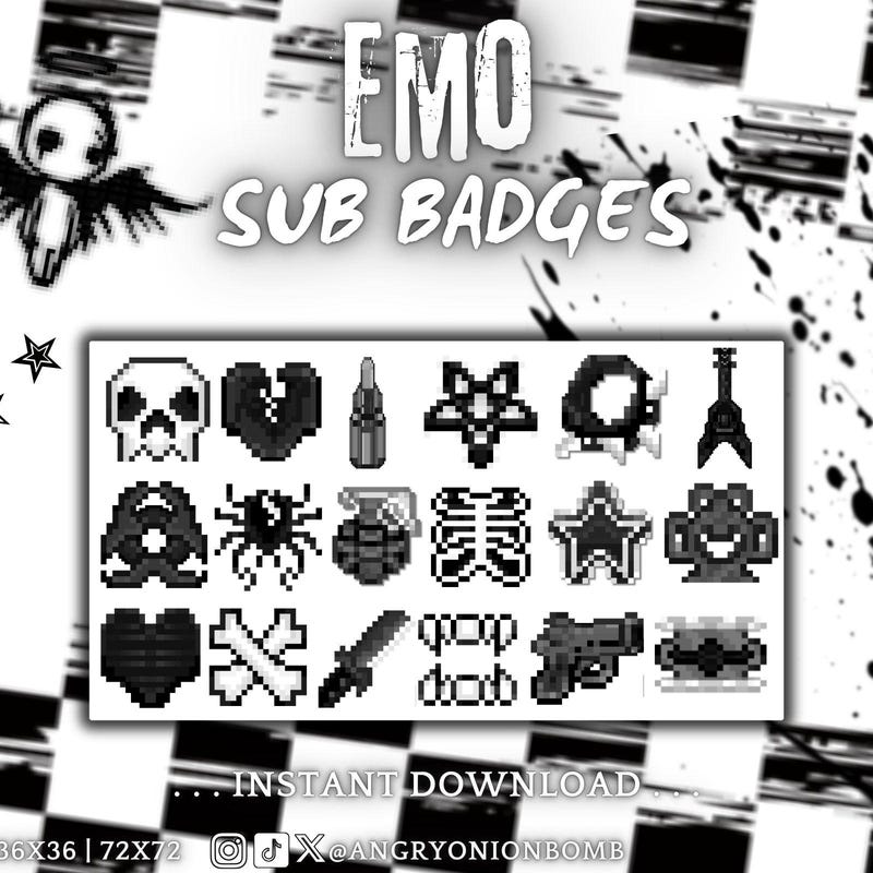 2000s Emo Art - Etsy