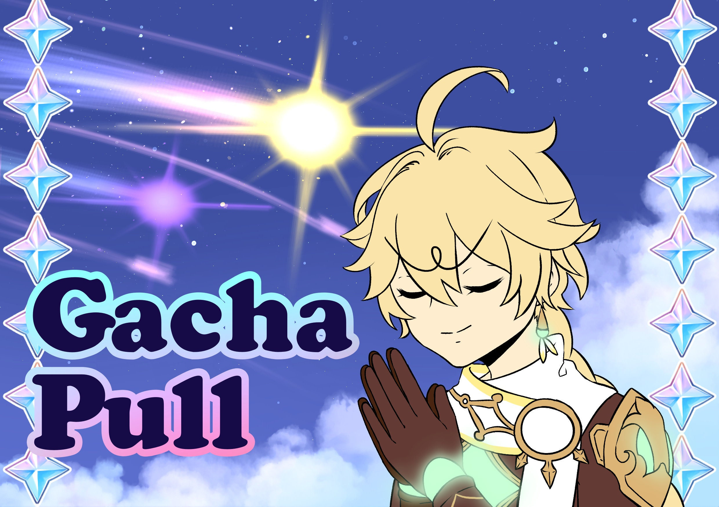 Derpy Genshin Impact Gacha Pull - Etsy UK