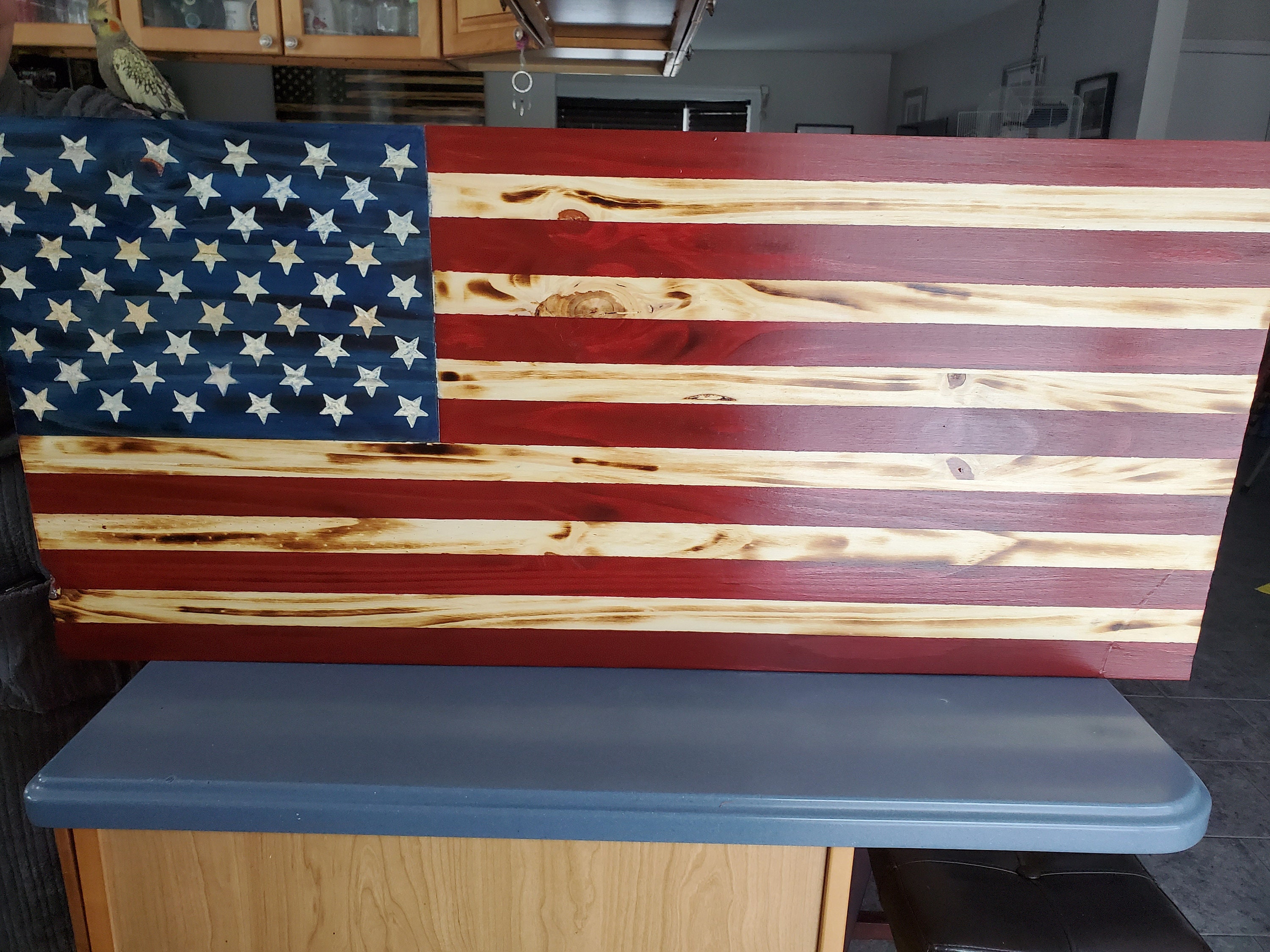 Rustic American Flag - Etsy