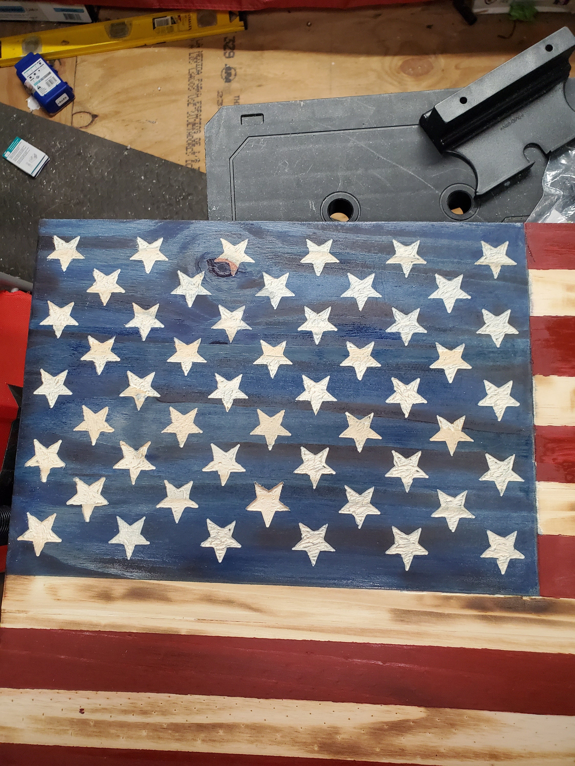 Rustic American Flag - Etsy