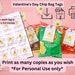 School Classroom Valentine - Chip Chip Hooray- Chips Kids Valentines ...