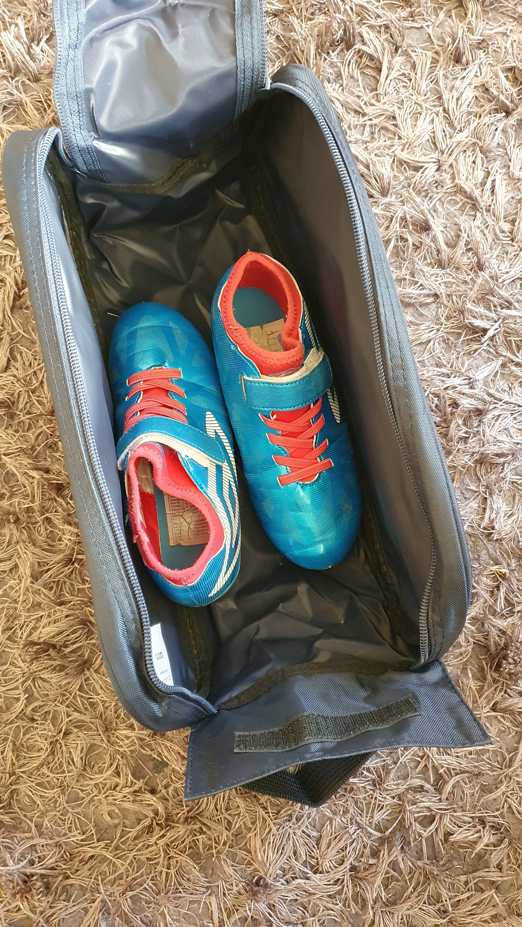 Personalised Football Boot Bag, Custom Sports Kit Bag, Bag for Trainers ...