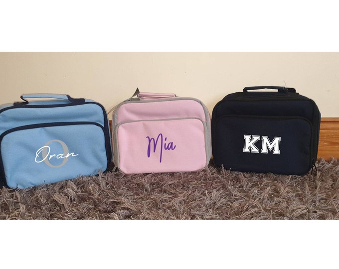 Insulated Lunch Bag Lunch Box Cooler Rectangle CUSTOM Pick Your Own ...