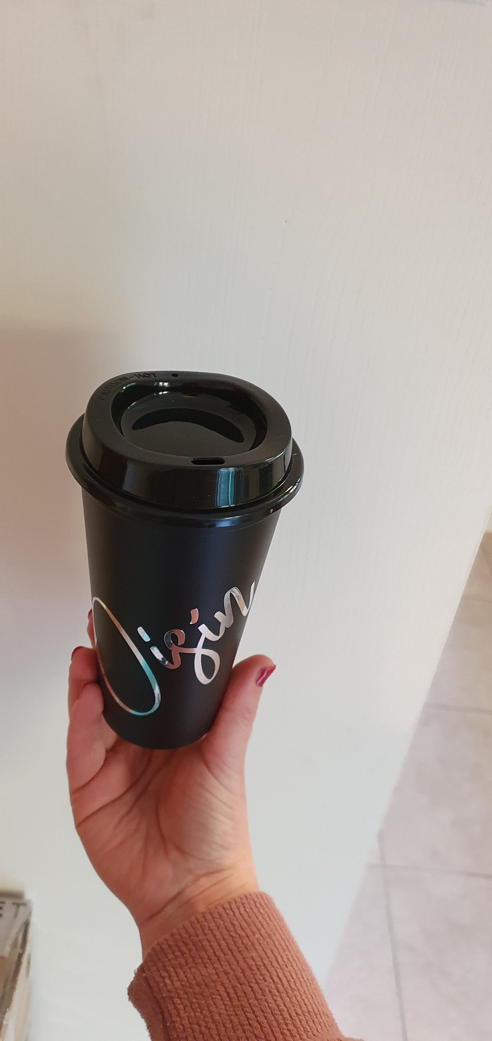 Personalised Hot Cup, Reusable Coffee Cup, Takeaway Tea Coffee Cup ...