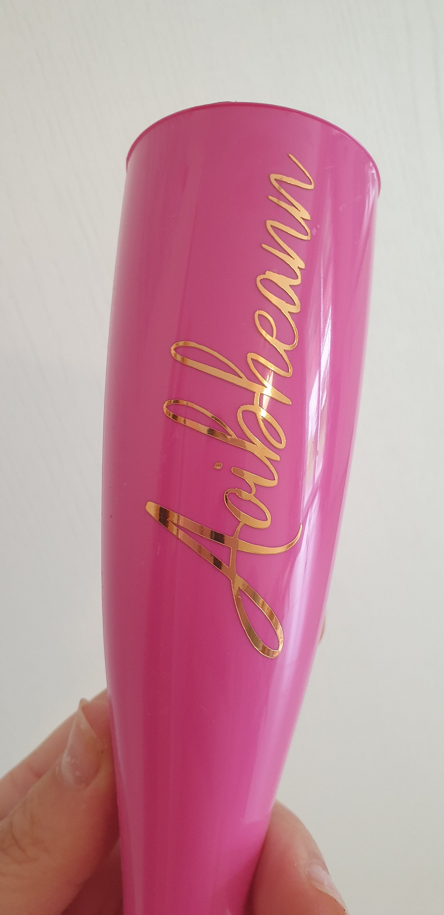 Personalised Plastic Champagne Flute, Hen Party, Bridal Party ...
