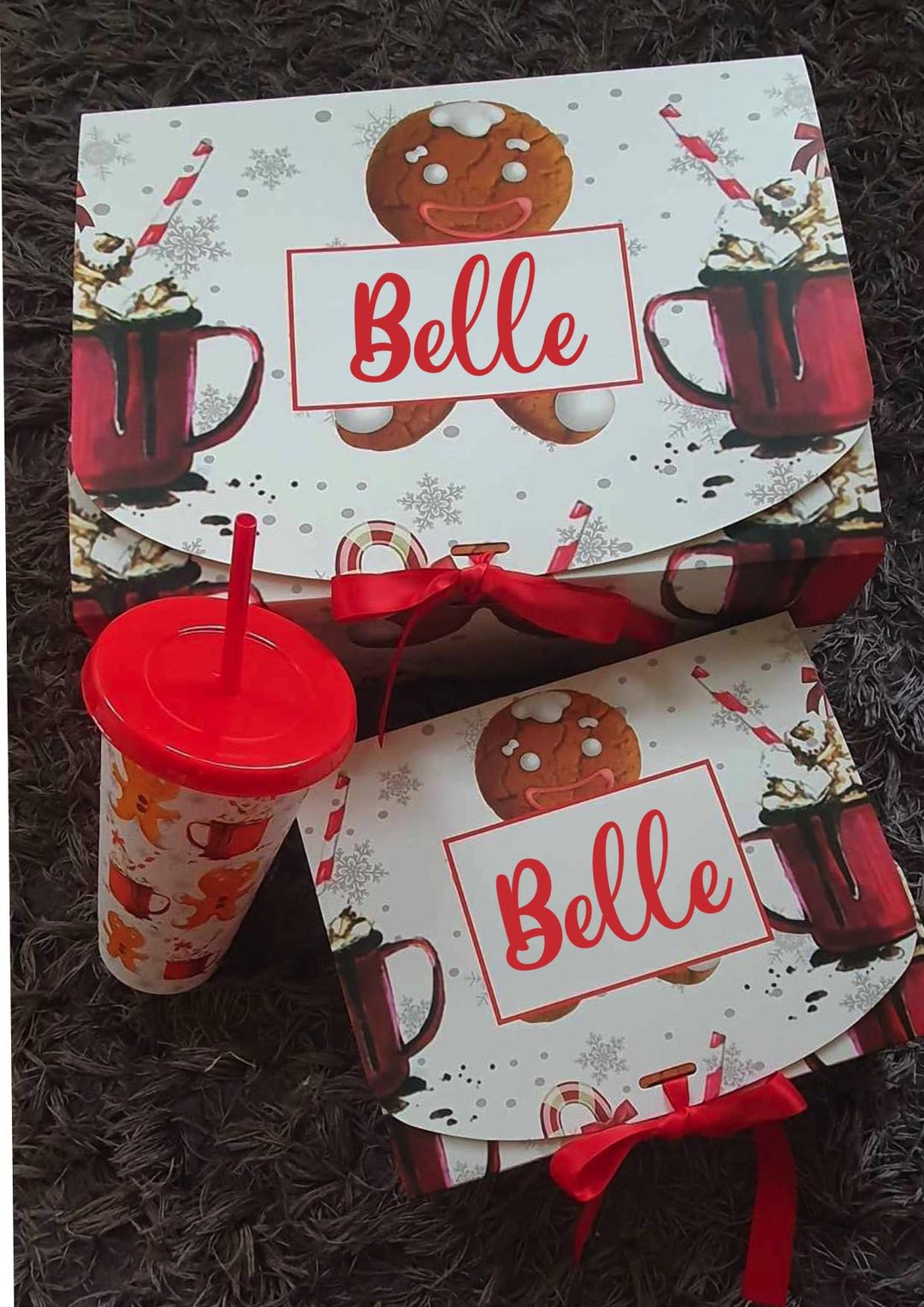 Toy Show Box, Christmas Eve Box, Personalised Treat Box, Family Snack ...