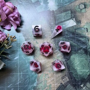 Hazbin Hotel Angel Dust Liquid Core Resin Dice Set - Etsy