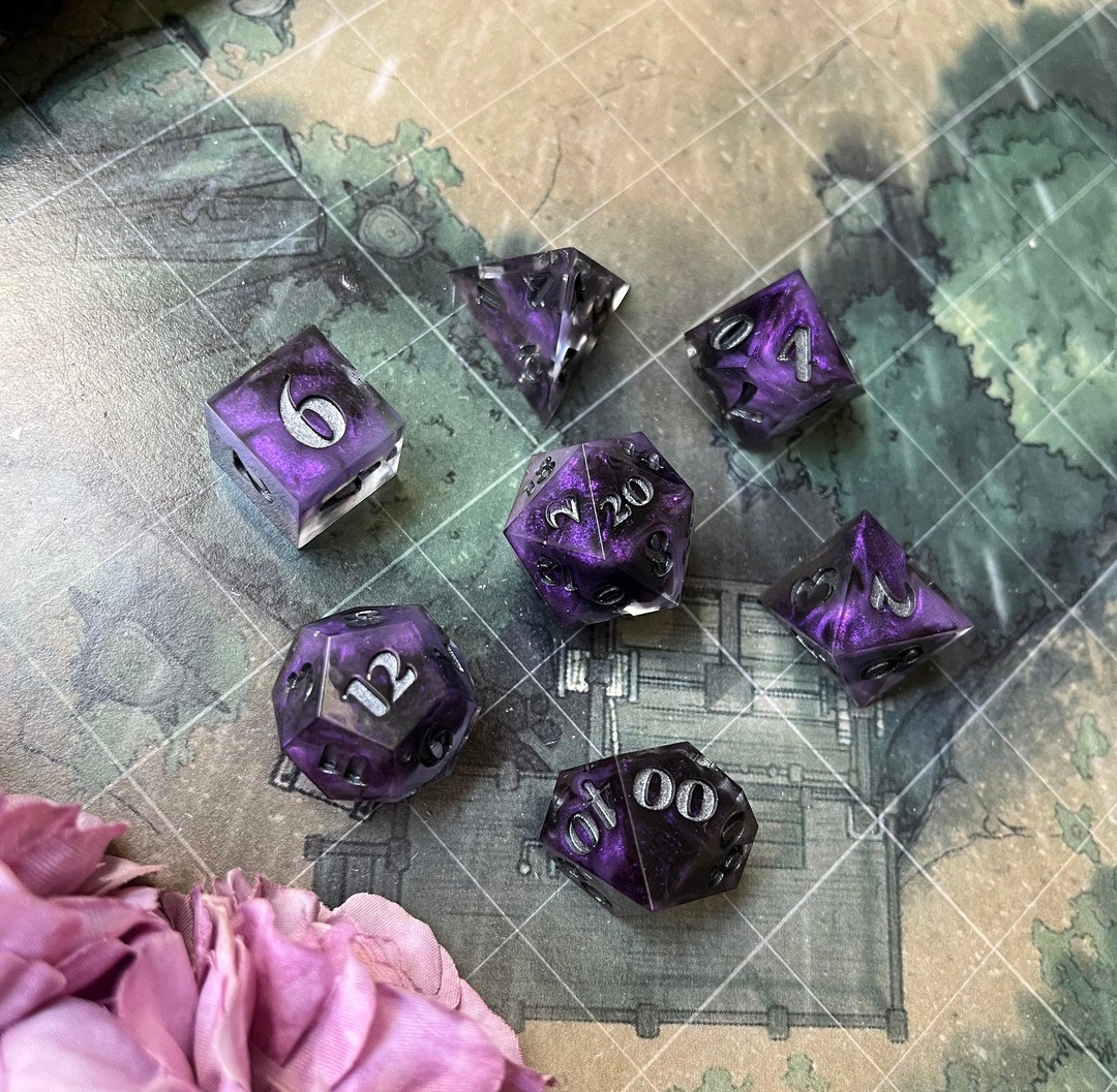 Baldur's Gate 3 Shadowheart Shar Resin Dice Set - Etsy