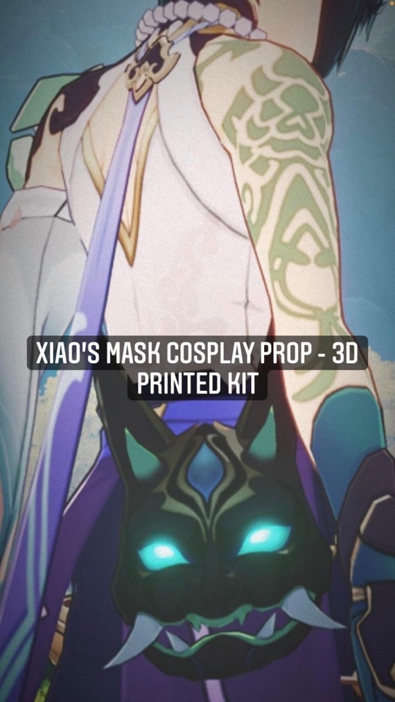 Xiao Mask Genshin Impact 3D Printed Kit - Etsy